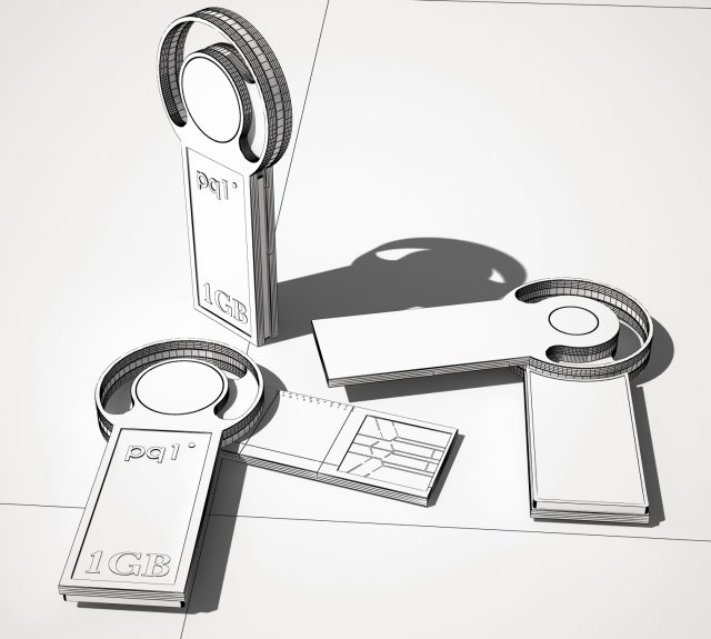 flash 3D Model in Computer 3DExport