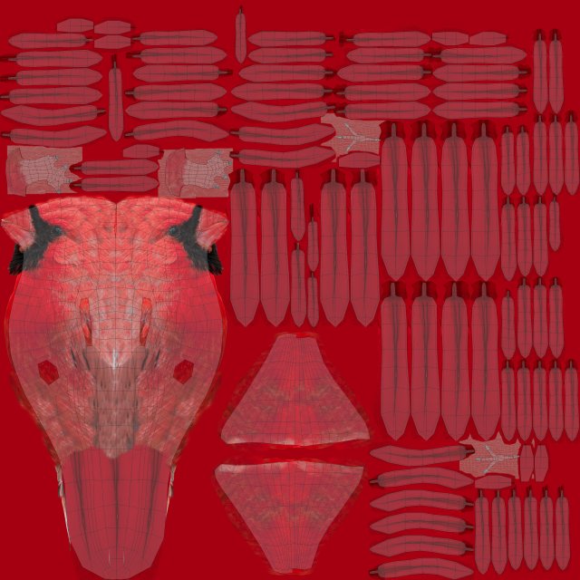 northern cardinal 3D Model in Bird 3DExport