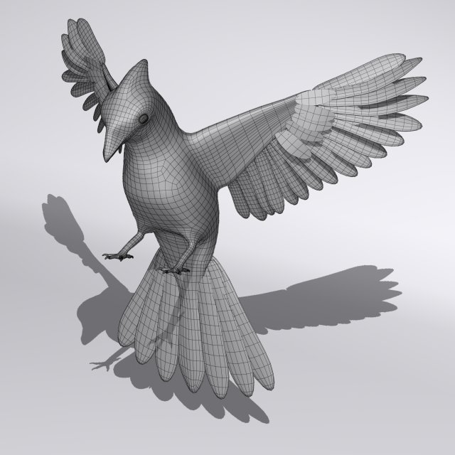 northern cardinal 3D Model in Bird 3DExport