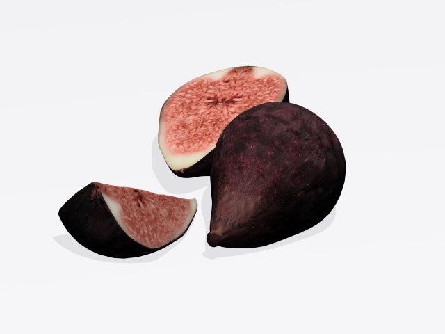 figs 3D Model in Fruit 3DExport