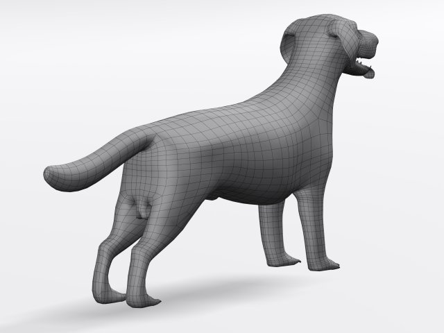 labrador retriever 3D Model in Dog 3DExport