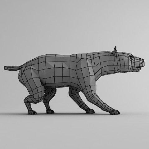 hemicyon 3D Model in Dinosaur 3DExport