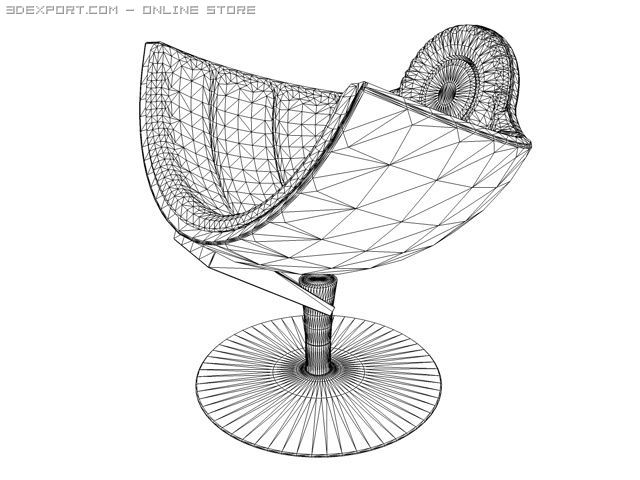 verikon shell 3D Model in Chair 3DExport