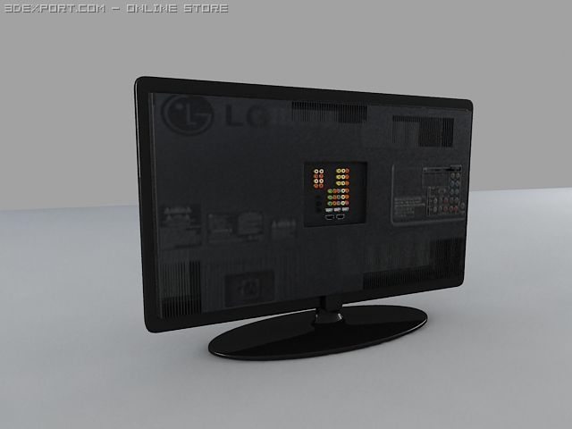 lcd tv 3D Model in Video 3DExport