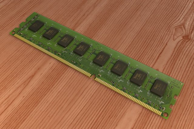 memory ddr3 3D Model in Computer 3DExport