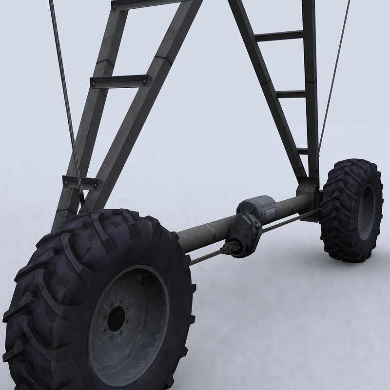 Central Pivot 3D Model in Machines 3DExport