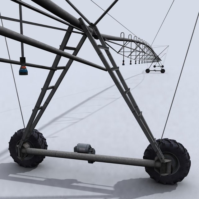 central pivot 3D Model in Machines 3DExport