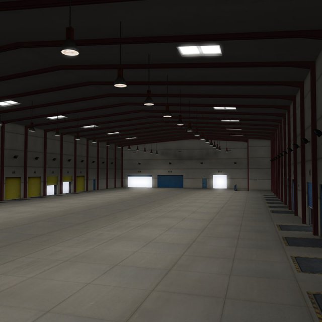 modular logistics building 1 3D Model in Buildings 3DExport