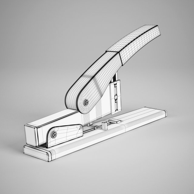 cgaxis paper stapler 27 3D Model in Household Items 3DExport