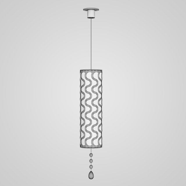 cgaxis hanging decorative lamp 06 3D Model in Ceiling Lights 3DExport