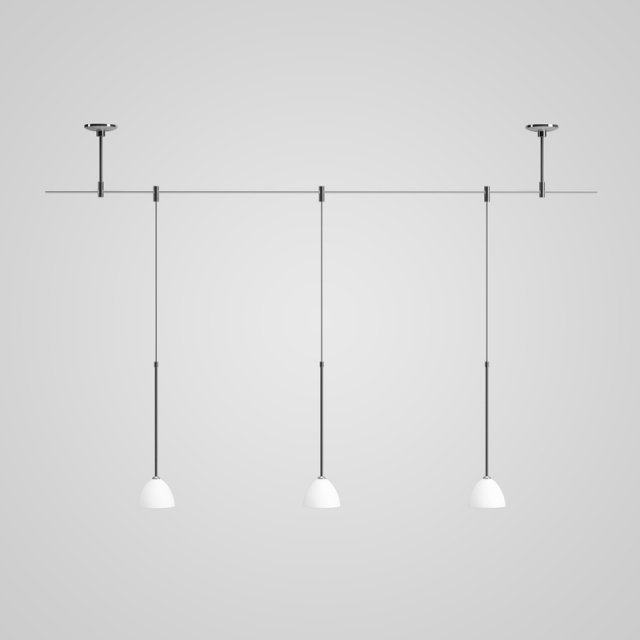 cgaxis triple ceiling lamp 22 3D Model in Ceiling Lights 3DExport