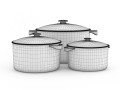 cooking set 3D Models in Cookware Tools 3DExport