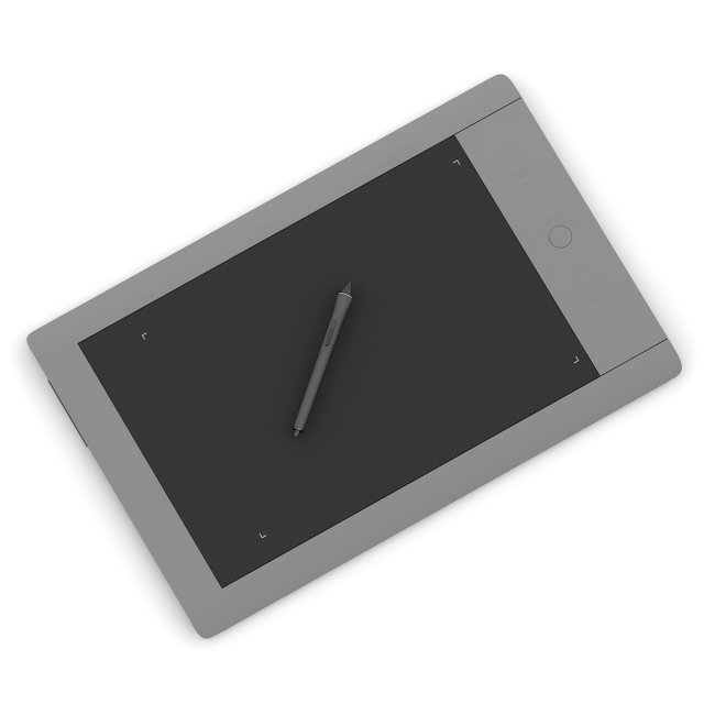 graphic tablet 3D Model in Computer 3DExport