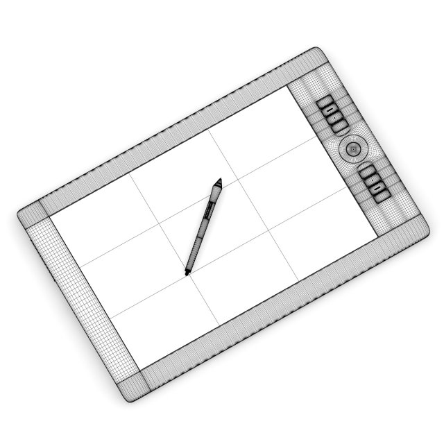 graphic tablet 3D Model in Computer 3DExport