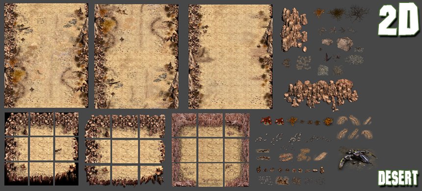 2d desert game backgrounds pack 3D Assets in Game Assets 3DExport