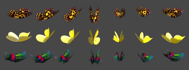 2d animated insects 3D Model in Game Assets 3DExport