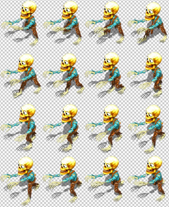 2d toon skeleton 3D Model in Game Assets 3DExport