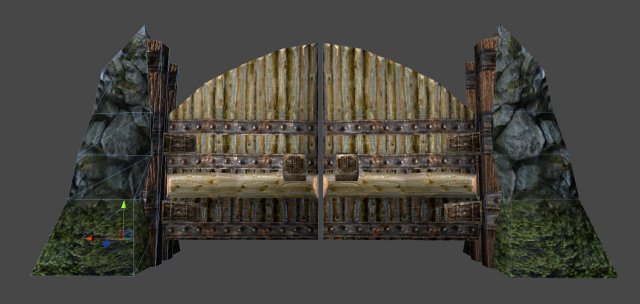 wooden gate 3D Model in Buildings 3DExport