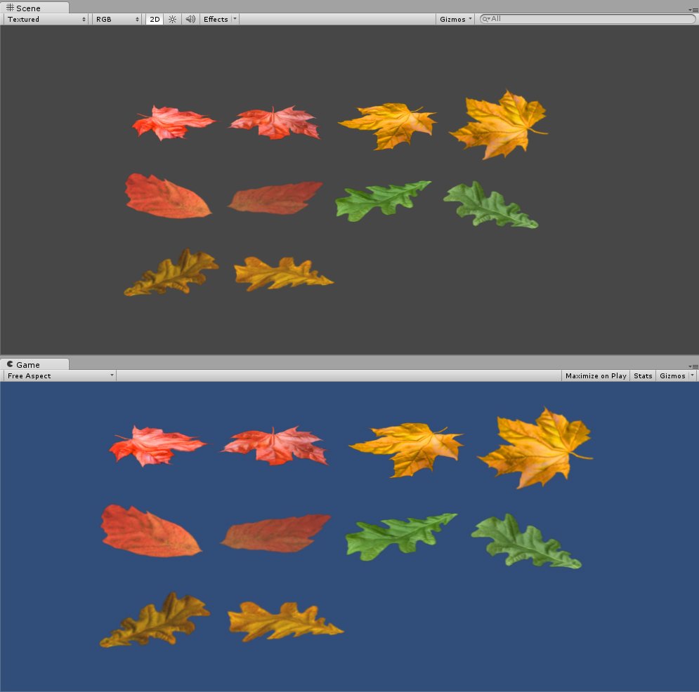 animated tree leaves particles 3D Assets in Animations 3DExport