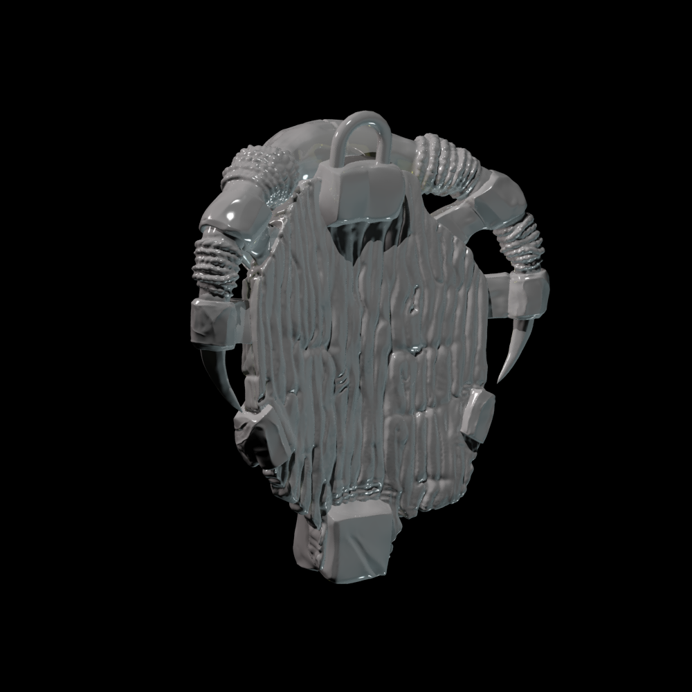 fantasy orcish shield 3D Models in Shield 3DExport