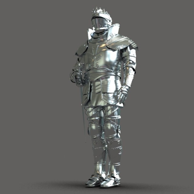 knight armor 3D Model in Armor 3DExport
