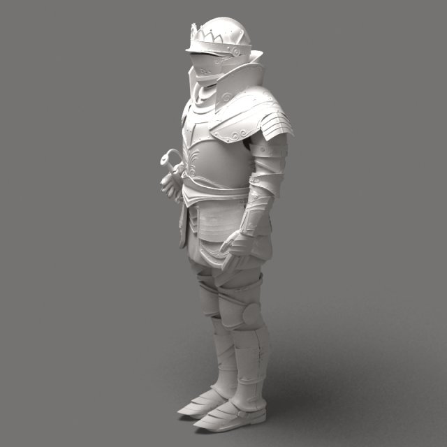 knight armor 3D Model in Armor 3DExport