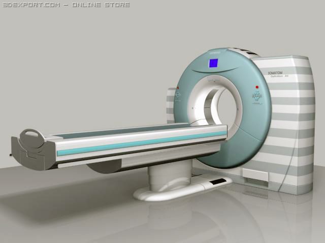 ct scan machine 3D Model in Medical Equipment 3DExport