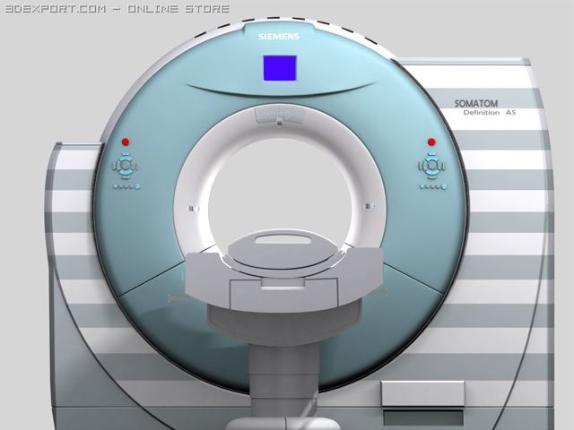 ct scan machine 3D Model in Medical Equipment 3DExport