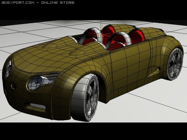 toyota css 2004 concept 3D Model in Sport Cars 3DExport