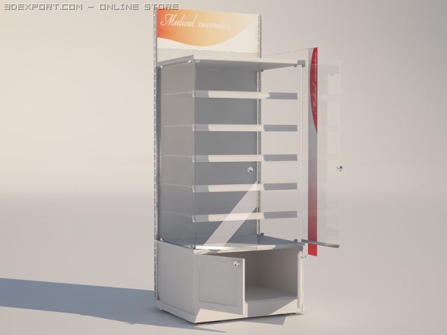 Racks for products 3D Model in Shelving 3DExport