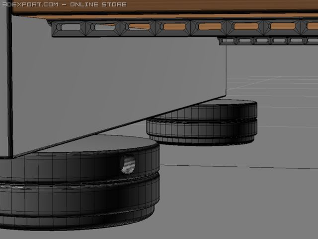 shelf 3D Model in Shelving 3DExport