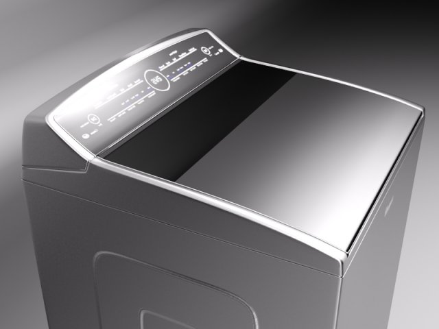 whirlpool smart cabrio washer 3D Model in Household Appliances 3DExport