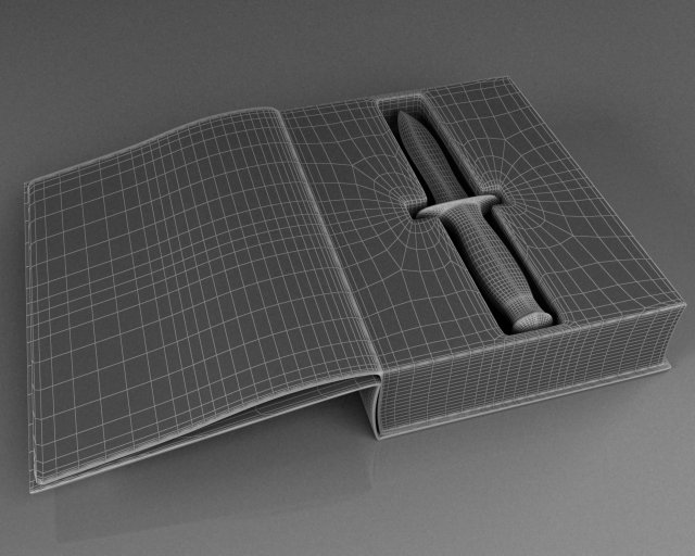 book with secret 3D Model in Other 3DExport