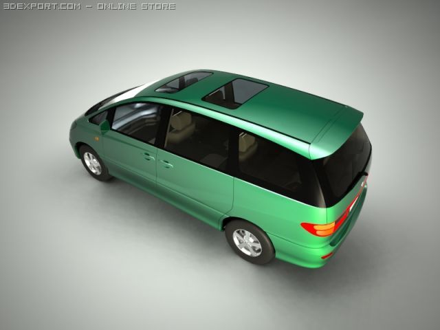 toyota estima 3D Model in Sport Cars 3DExport