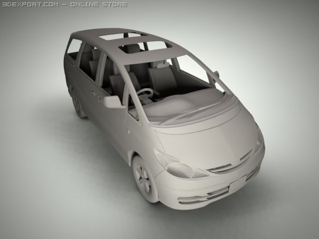toyota estima 3D Model in Sport Cars 3DExport