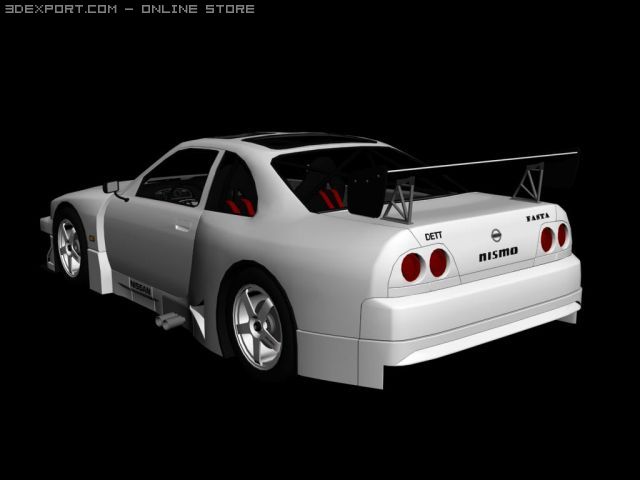 nissan skyline r33 gtr 3D Model in Sport Cars 3DExport