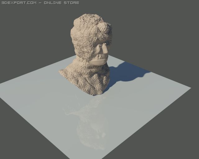 funny mutant head sculpture Free 3D Model in Sculpture 3DExport