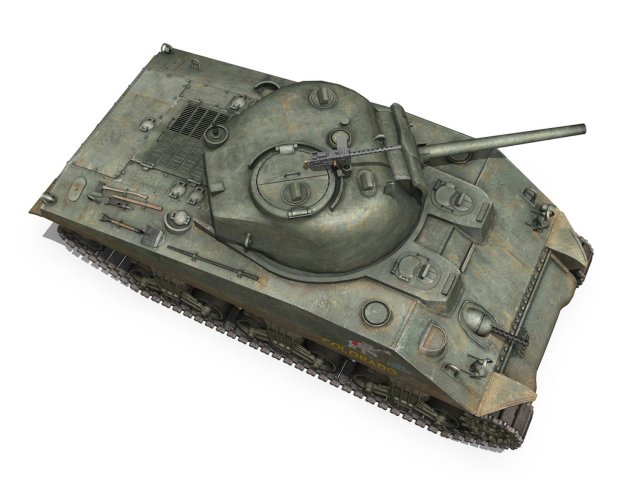 m4a2 sherman - colorado 3D Model in Tank 3DExport