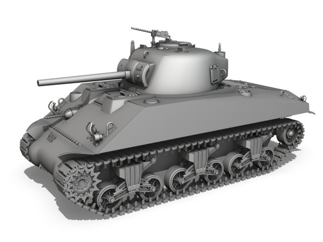 m4a2 sherman - colorado 3D Model in Tank 3DExport