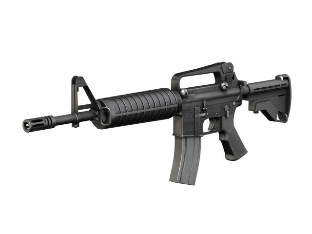 colt m4 commando assault rifle 3D Model in Assault Rifles 3DExport
