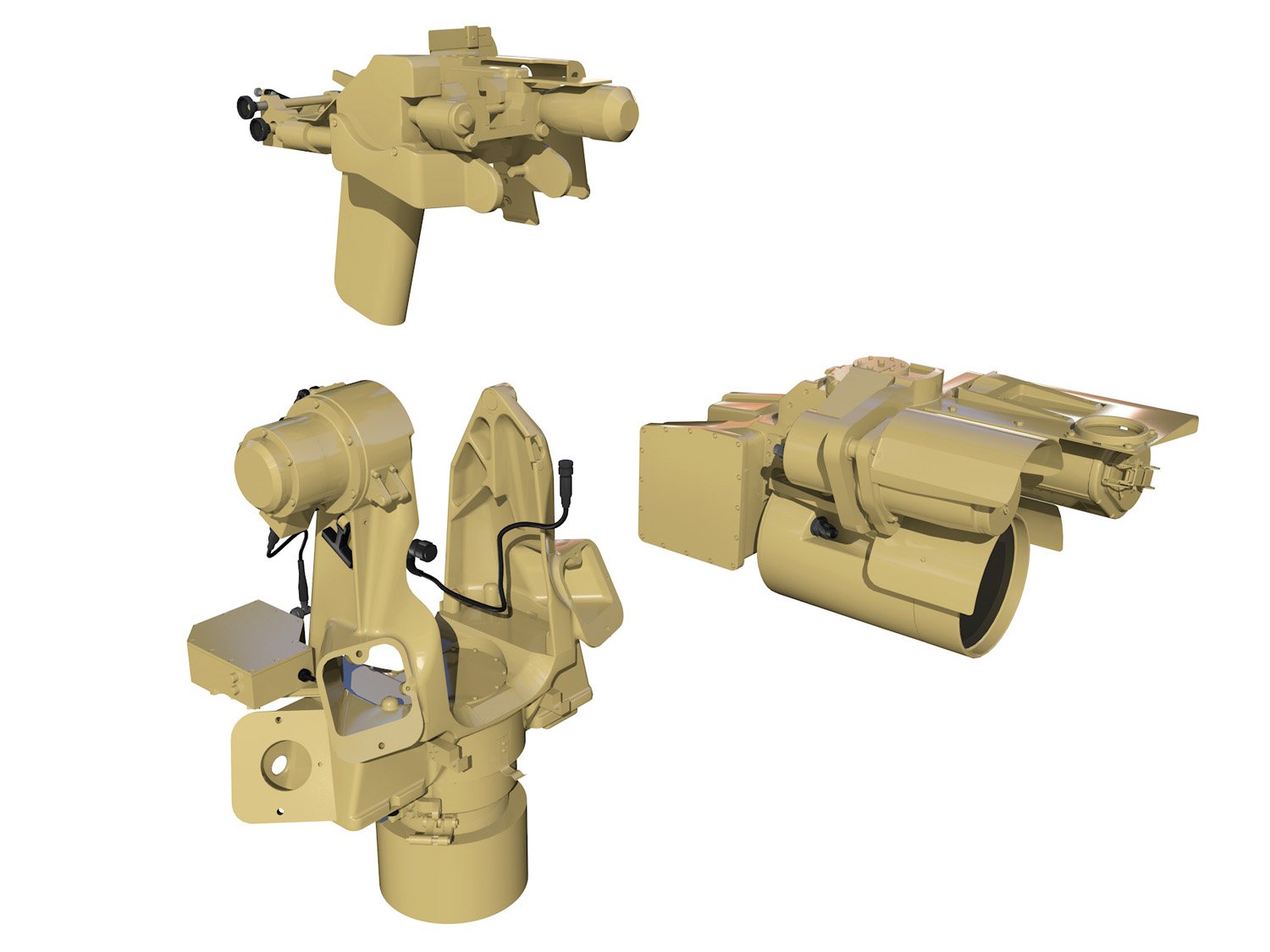 RWS Kongsberg Protector M151 M2 3D Model in Machine Gun 3DExport