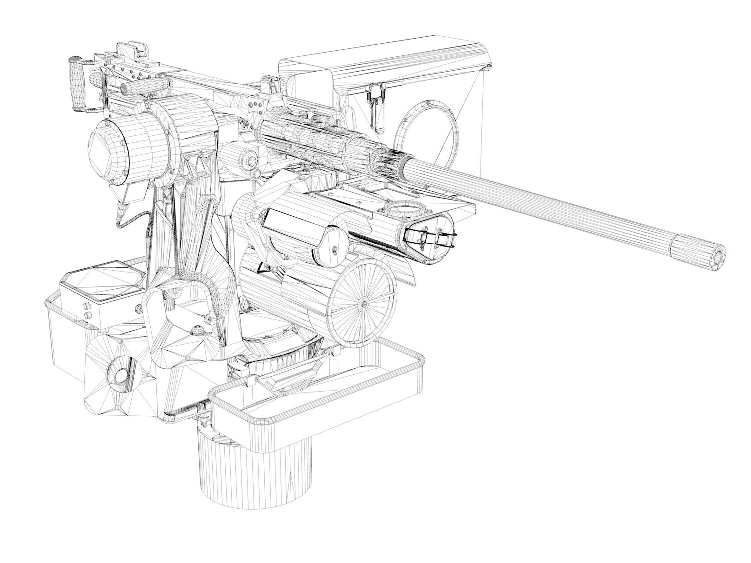 RWS Kongsberg Protector M151 M2 3D Model in Machine Gun 3DExport