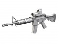 colt m4a1 commando mars CAD in Assault Rifles 3DExport