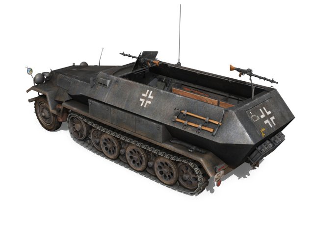 early german wwii tanks collection 3D Model in Tank 3DExport
