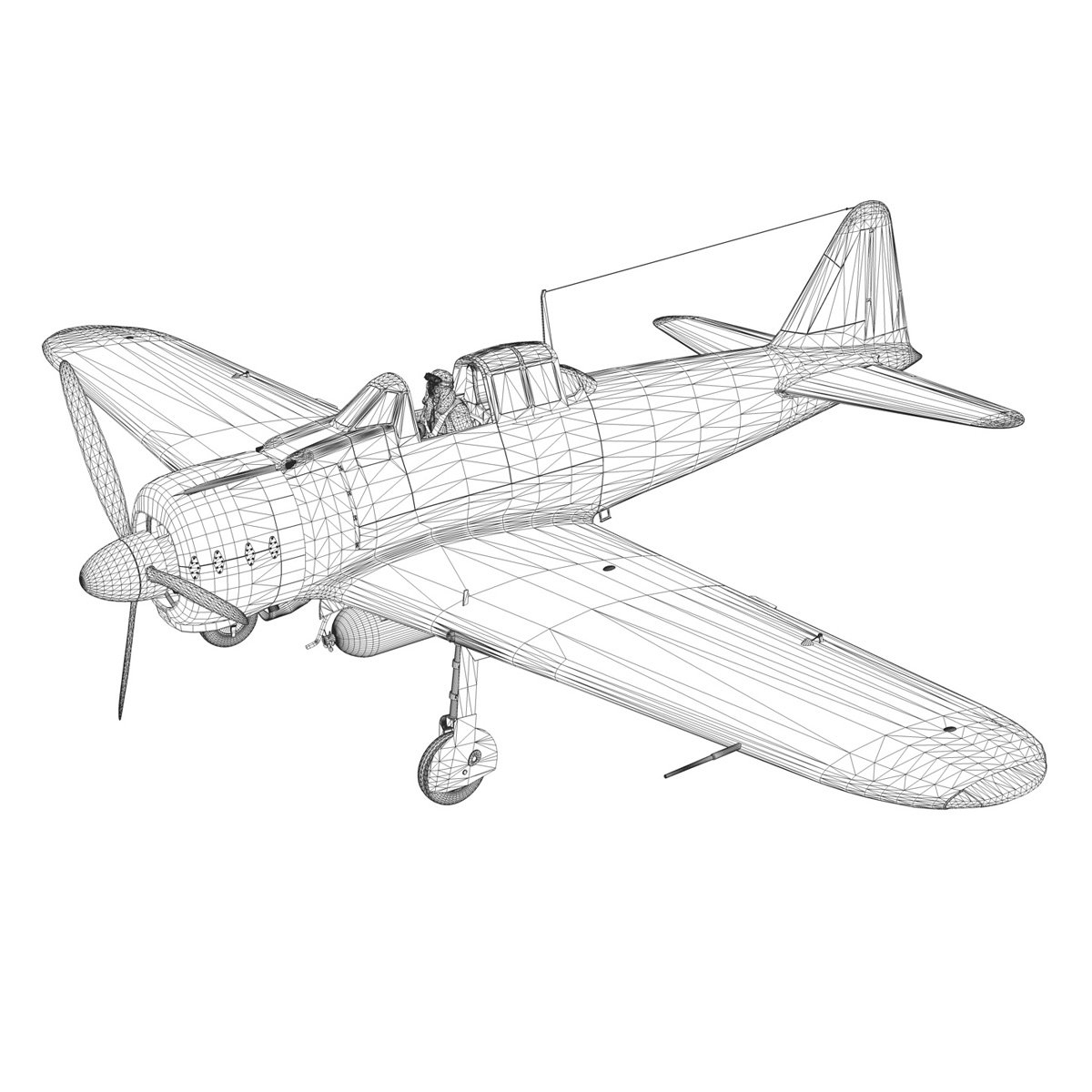 Kamikaze Planes Drawing