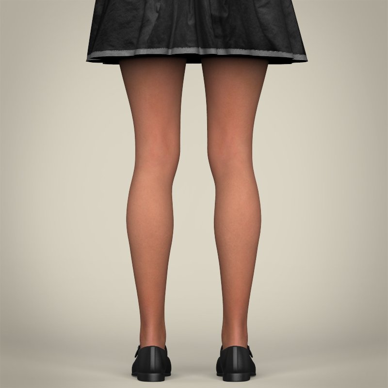 Realistic Pregnant Woman 3D Model in Woman 3DExport