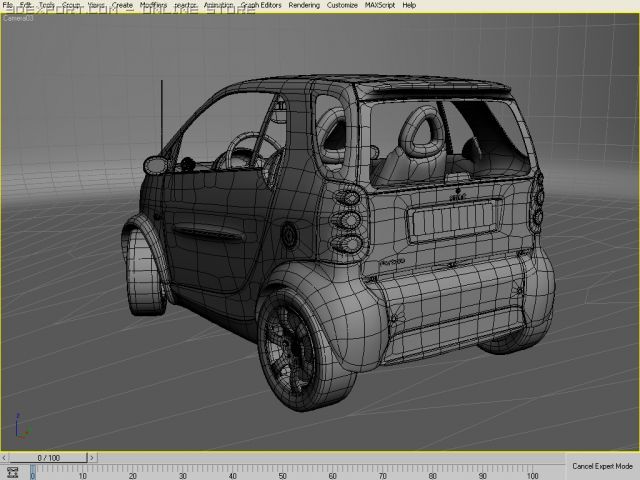 Smart Fortwo 3D Model in Sport Cars 3DExport