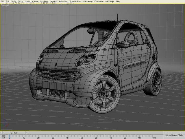 Smart Fortwo 3D Model in Sport Cars 3DExport