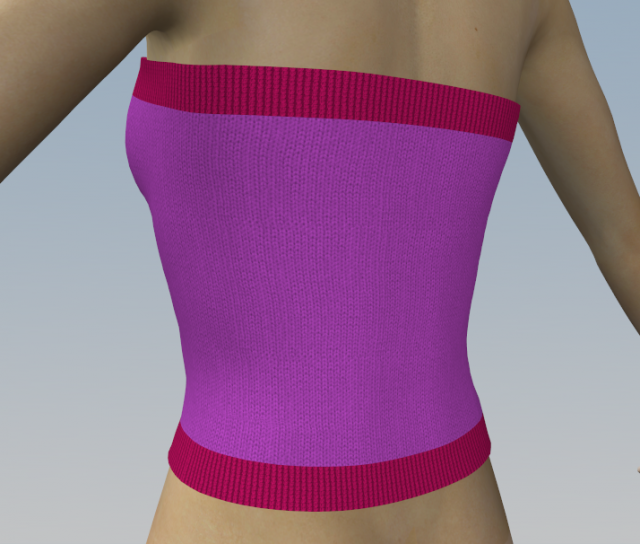 md2 md3 female knitted top Free 3D Model in Clothing 3DExport