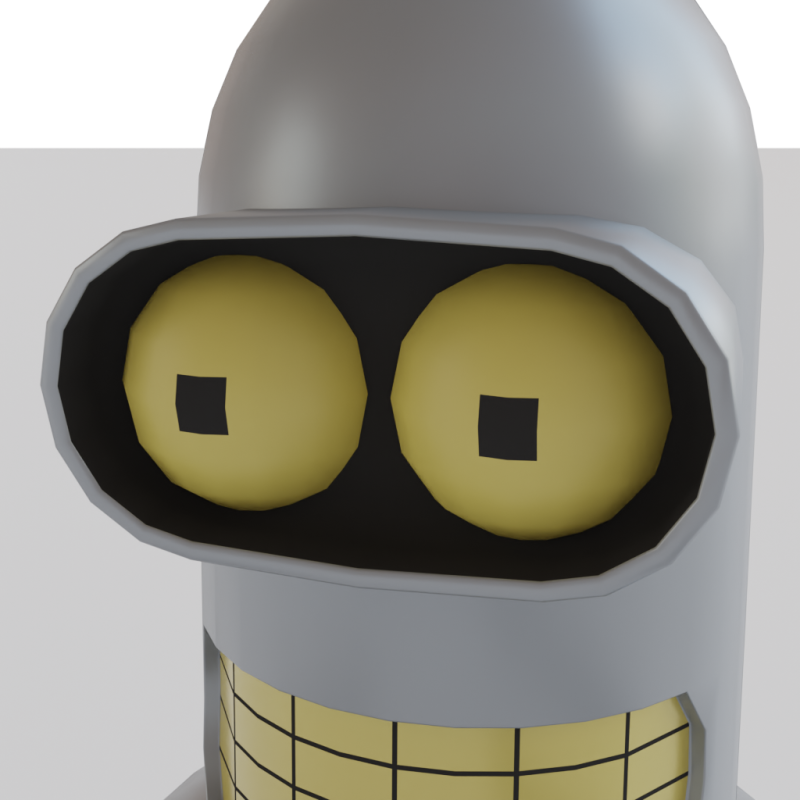 Robot Bender Free 3D Model in Robot 3DExport